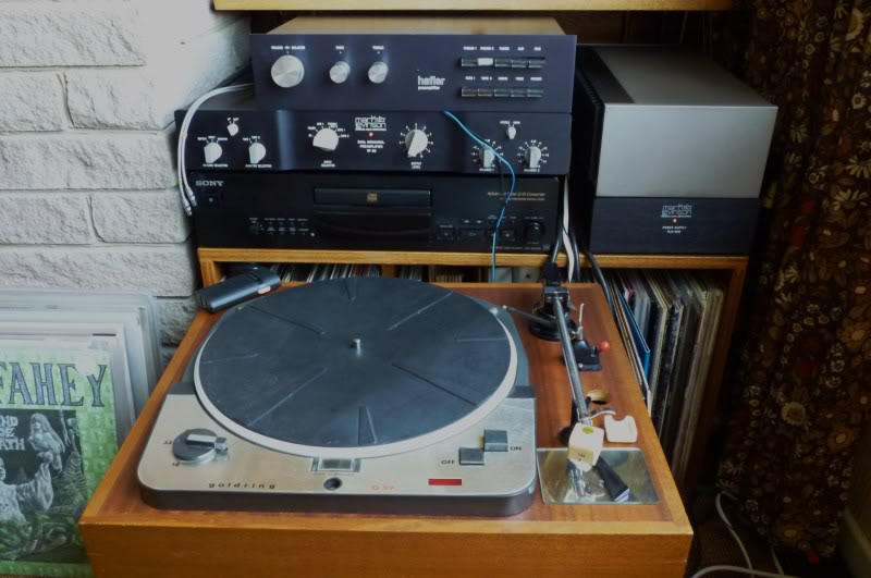 For one week only: the Goldring G99 turntable and Decca arm and cartridge