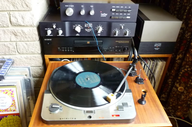 For one week only: the Goldring G99 turntable and Decca arm and cartridge